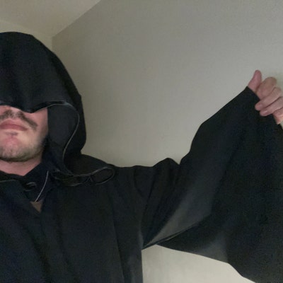 Black Tau Hooded Robe, Robe of a Neophyte, Robe of the Crone, Ritual ...