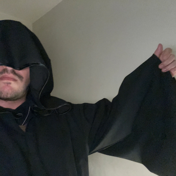 Black Tau Hooded Robe, Robe of a Neophyte, Robe of the Crone, Ritual ...