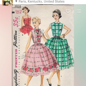 Vintage 1965 Simplicity 6205 Girl's Colonial Puritan - Etsy