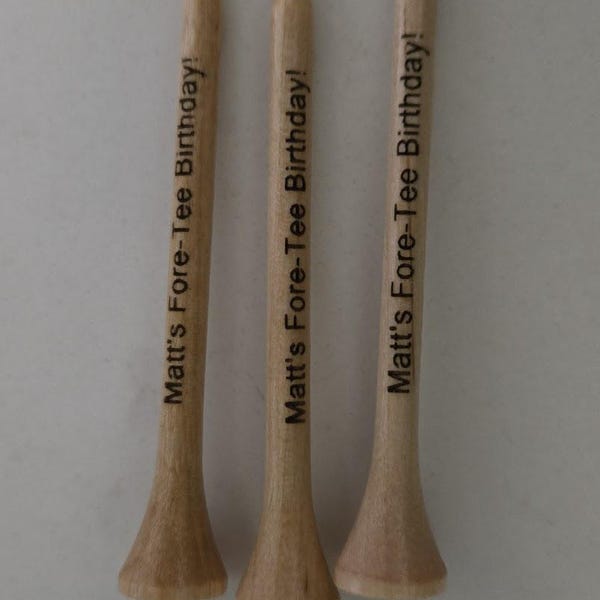 Personalized Golf Tees - Laser Engraved Golf Tee - Custom Golf Tees - 3 ...