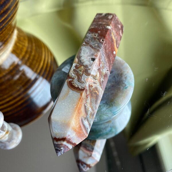 Sturdy Acrylic Base Metal Display Stand for Crystal Specimen, Slab ...