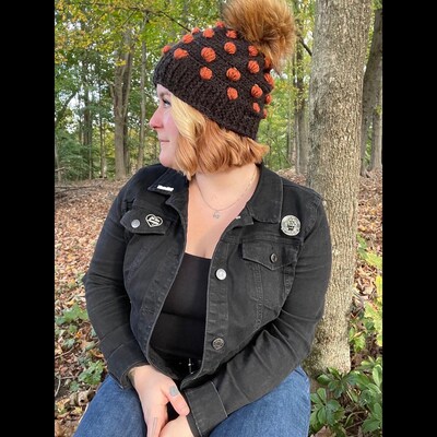 Pumpkin Beanie Crochet Pattern / Toddler to Adult Size / Fall Toque ...