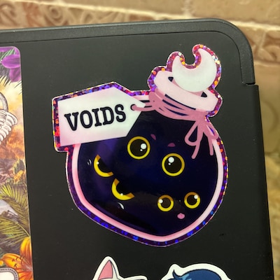 Confused Blob Fish in a Bottle Clear Acrylic Waterproof Sticker - Etsy