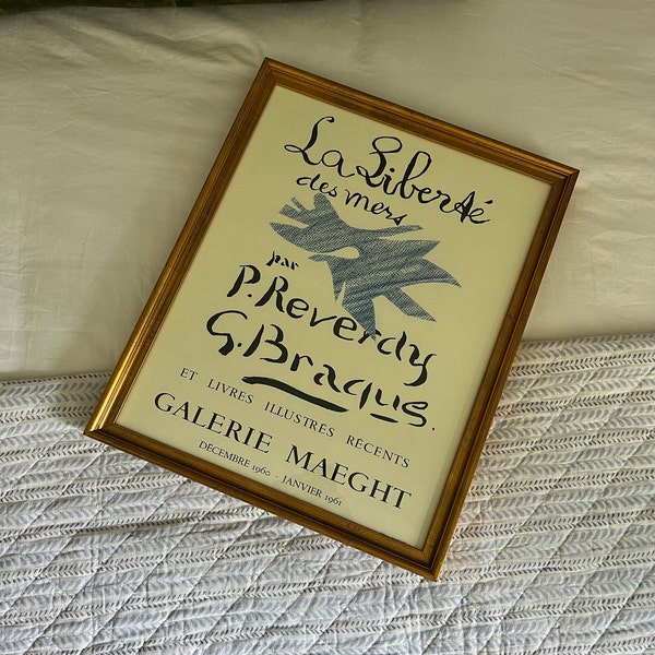 LA LIBERTE | Vintage Poster, George Barque Poster, French Painters Art ...