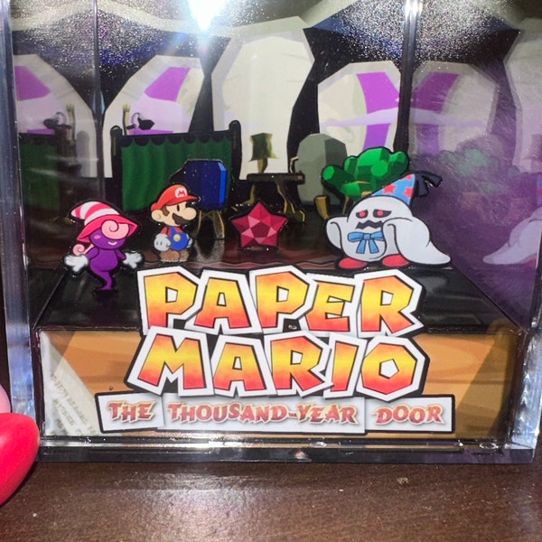 Paper Mario: the Thousand Year Door Diorama Cube - Battle With Hooktail ...