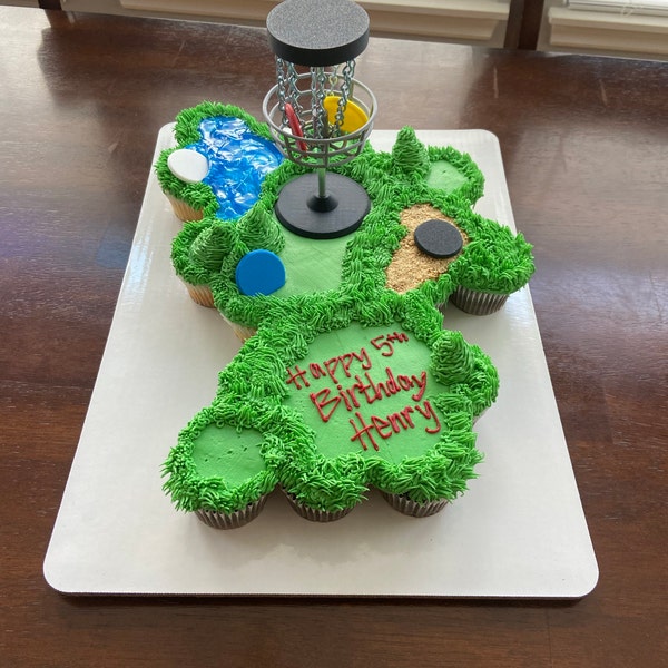 Mini Disc Golf Desk Game – Metal Chain & Metal Support Rod – 3D Printed ...