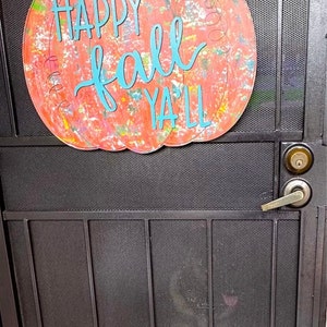 Welcome Mirrorball, Disco Ball, Wood Cut Out, Doorhanger, Handpainted ...
