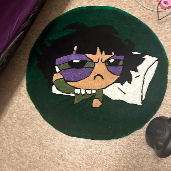 Calcifer Tufted Rug, Anime Tufted Rug, Cute Rug,howl's Moving Castle ...