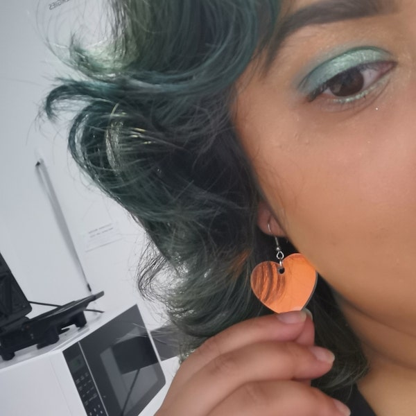 MONOCRHOME VORTEX 1960S Inspired Earrings - Etsy