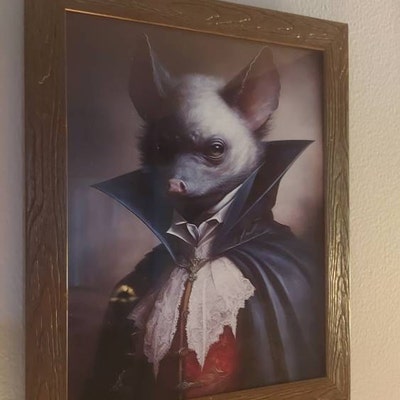 Gothic Bat Vintage Poster, Art Poster Print, Home Decor, Victorian ...