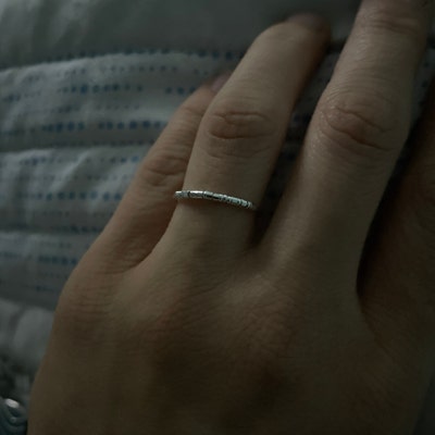 CUSTOM Morse Code Ring, Personalized Morse Code Ring, Any Word, Date ...