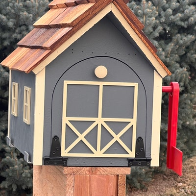 Rustic Wooden Mailbox Metal Box Insert Made With Reclaimed - Etsy