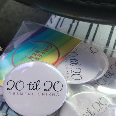 25 Custom Buttons 2.25 Pinback Buttons, Design Your Own Button, Personalized Buttons ...