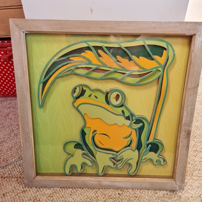Frog Multilayer / Frog SVG 3D Layer/ Frog Cnc Cut/ Frog Paper Cut ...