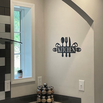 Metal Kitchen Sign Decor Kitchen Wall Decor Kitchen Wall Art Kitchen ...