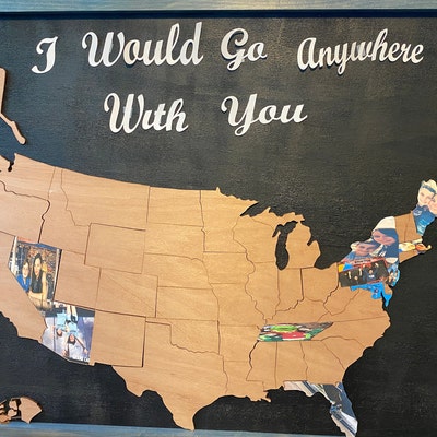 Marking Maps United States Cork Map for Craft Photo Wall - Etsy