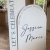 2 Piece Sign Set Classic Wedding Welcome Sign With Stands, Modern ...