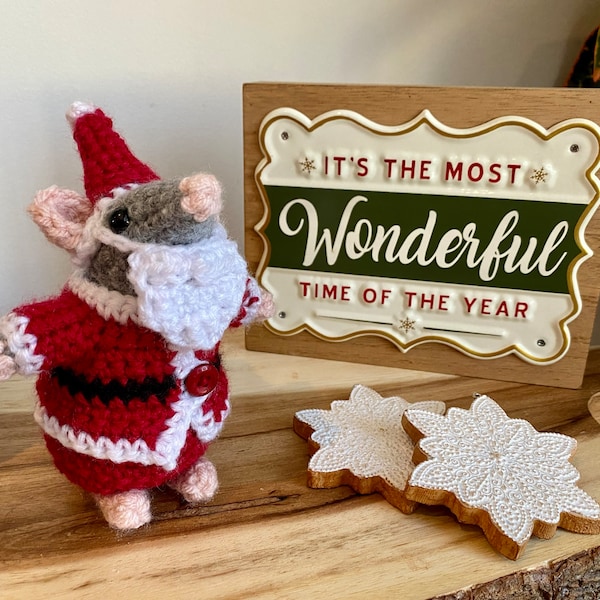 Christmas Mice, Tree & Sleigh Crochet Pattern - Etsy
