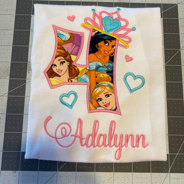 BX Princess Tiara Numbers Set 0-9 Applique Machine Embroidery Design ...
