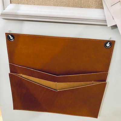 Wall Mount Mail Sorter, Hanging Storage Organizer, Olpr Leather Mail ...