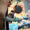 Personalized Girl Reading Book Acrylic Flat Keychain, Custom Book ...
