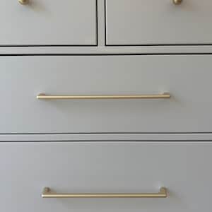 Simple Matte Gold Handles Drawer Handles Pulls, Gold Satin Finish ...