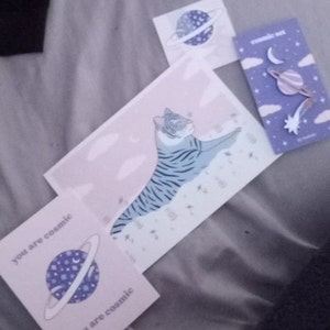 Tiger pin tiger brooch hard enamel pins space galaxy | Etsy