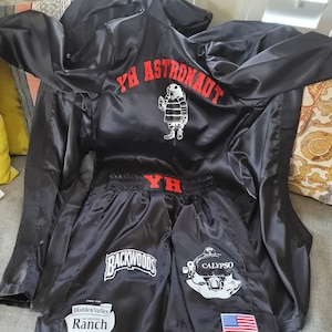 Personalized Adult Boxing Set Boxing Robe Boxing Shorts - Etsy