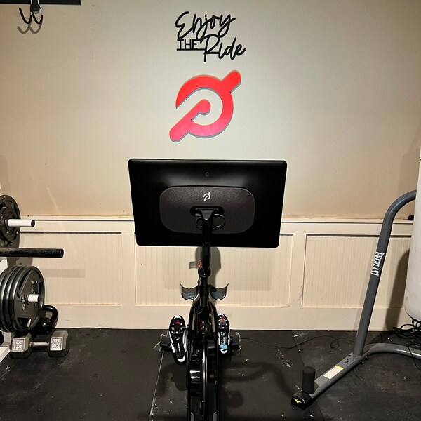 Enjoy the Ride Wood Cutout Sign, Enjoy the Ride Sign, Cycling Room Sign ...