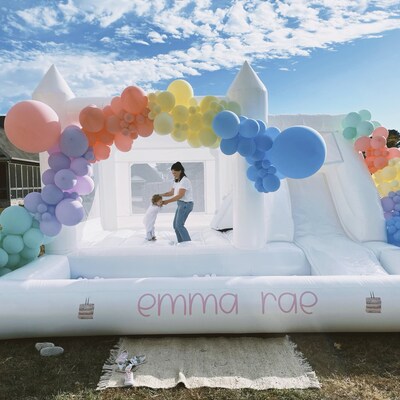 Decals Huge Bounce House Decals Large Backdrop Vinyl Small Signage ...