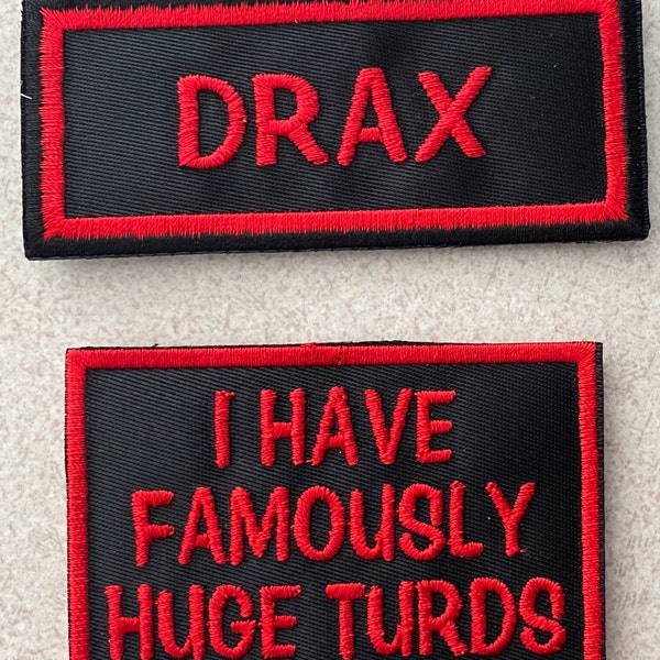 Custom 3 Lines of Text Personalized Patch With Hook and Loop Fastener ...