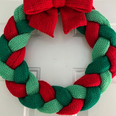 Christmas Wreath Circular Knitting Machine Pattern for Addi or Sentro ...