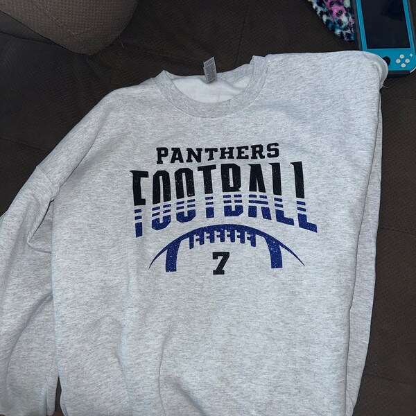 Custom Football Sweatshirt, Football Team Sweatshirt, Football Season ...