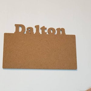 Personalized Cork Board With Name Cork Board Letters - Etsy