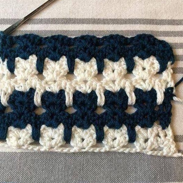 Cat Stitch Crochet Pattern for Blanket, Cardigan, Sweater, Decor PDF ...