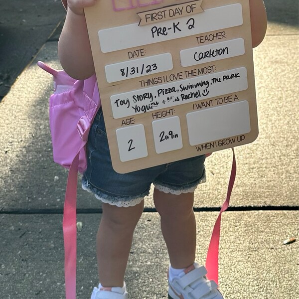 Changeable Back to School Sign and Last Day of School Sign ...