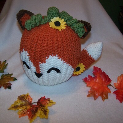 CROCHET PATTERN X Crochet Fox Pumpkin, English Written Pattern, PDF ...