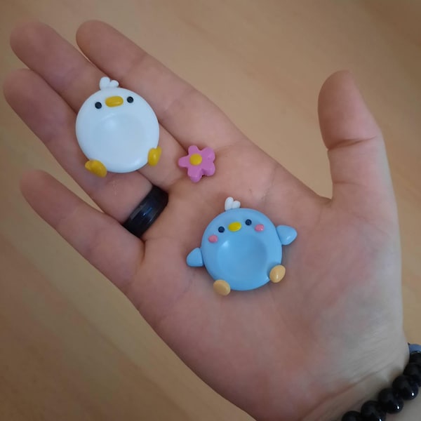 Duck Worry Stone - Handmade With Polymer Clay, This Pocket-sized Thumb ...