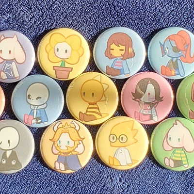 Undertale Doll Buttons 1.25 Pin-back & Magnet - Etsy