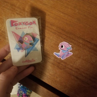 Porygon Glow-in-the-dark Hard Enamel Pin 1in. - Etsy