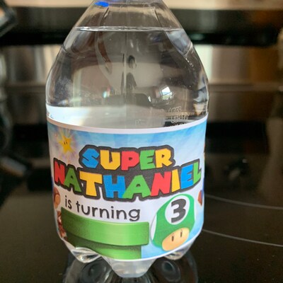 Super Mario Bottle Labels, Super Mario Bottle Labels, Super Mario ...