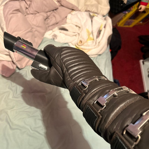 Star Wars Anakin Skywalker Glove Leather Rebel Legion Screen Accurate Clone Wars LEATHER - Etsy