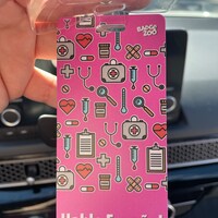 X-ray/radiology Badge Buddy Black Skeleton Themed Radiology Horizontal ...