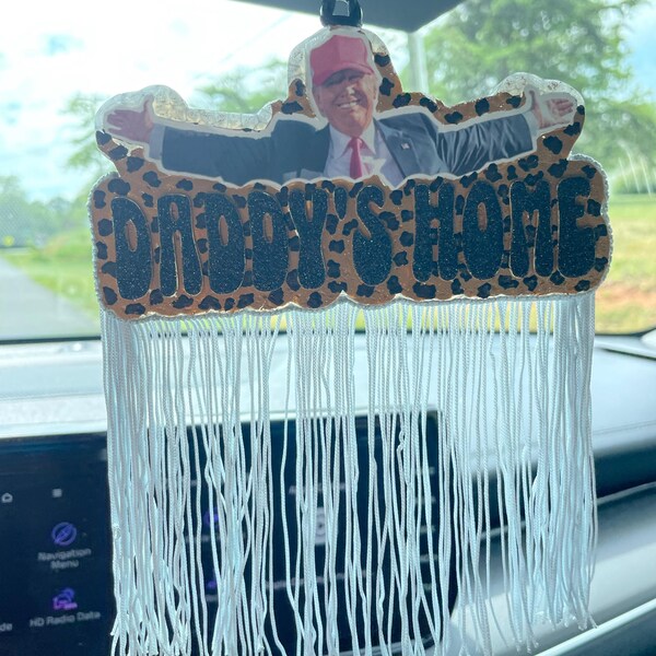 Freshie Car Decor Tooled Leather Design Handmade Car Freshener Western ...