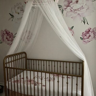 Custom Flower Canopy, Bed Canopy, Floral Canopy, Reading Canopy, Girl ...