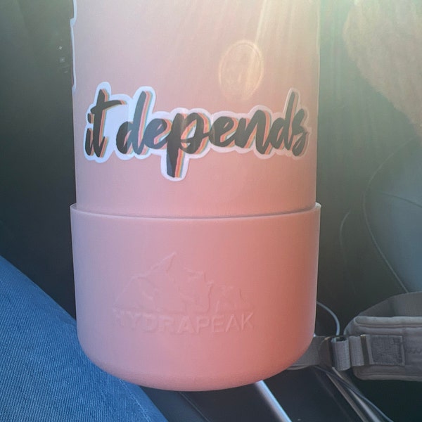 It Depends Die Cut Sticker, Doctor of Physical Therapy Sticker ...