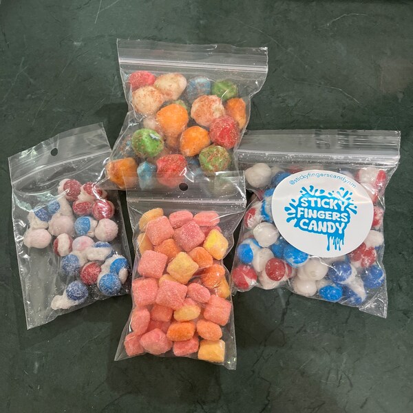 Half Pound Sour Gushers - the Best Tiktok Sour Blue Raspberry Gushers ...