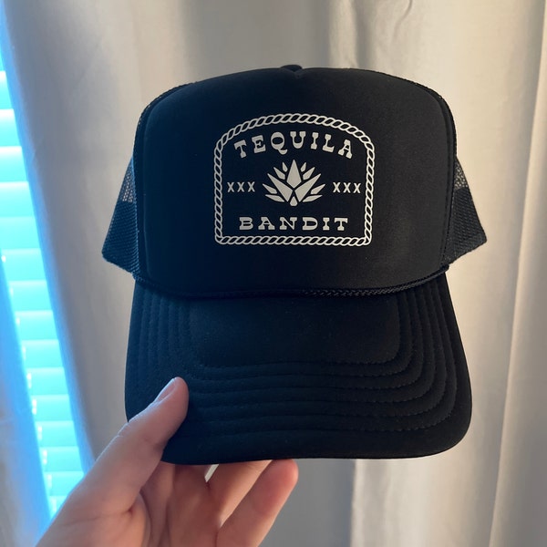 Tequila Bandit Trucker Foam Front + Adjustable Snapback | Cowboy Hat | Ideal for Spring and ...