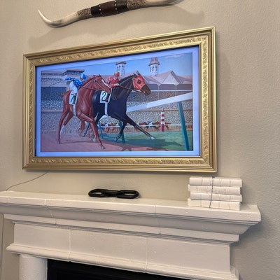 Crown TV Frames gunmetal Gray, Wall Art, Aesthetic Home Décor, Room ...