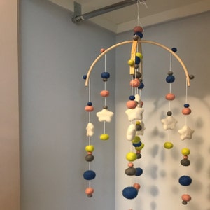 Baby Mobile Frame // Crib Mobile Frame // Nursery Mobile Frame // Cot ...